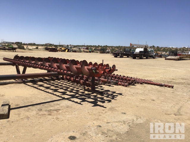 Quantity of (24) 7” diameter 10’ long(12) (2 augers cup combined to ...