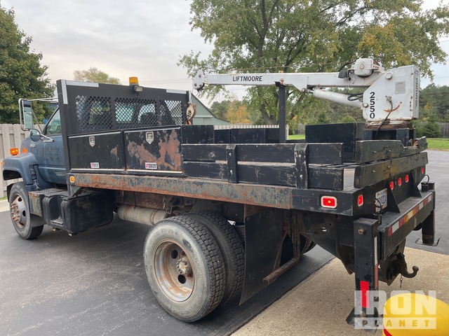 Liftmoore 2550 5000 lb Straight Boom on 1996 GMC Topkick 4x2 Boom Truck ...