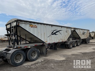 2015 Lode King Pretige Tri/A Super B-Train Hopper Bottom w/Pup Grain ...