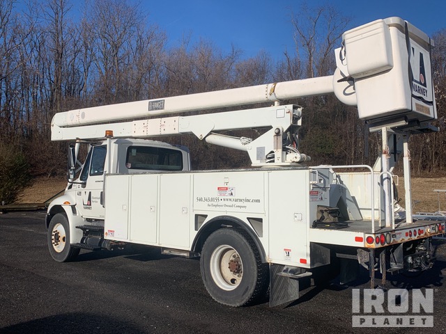 2006 Terex Hi-Range 5FC-55 55 ft on 2005 International 4300 DT466 4x2 Cable Placer Bucket Truck ...