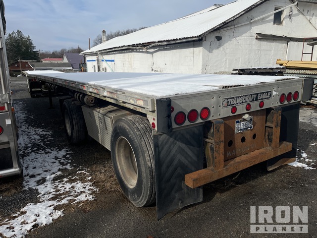 1998 Transcraft Eagle W2 45 ft T/A Spread Axle Flatbed Trailer in ...