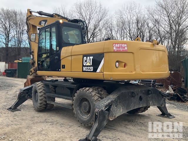 2015 Cat M322D Wheel Excavator in West Nyack, New York, United States ...