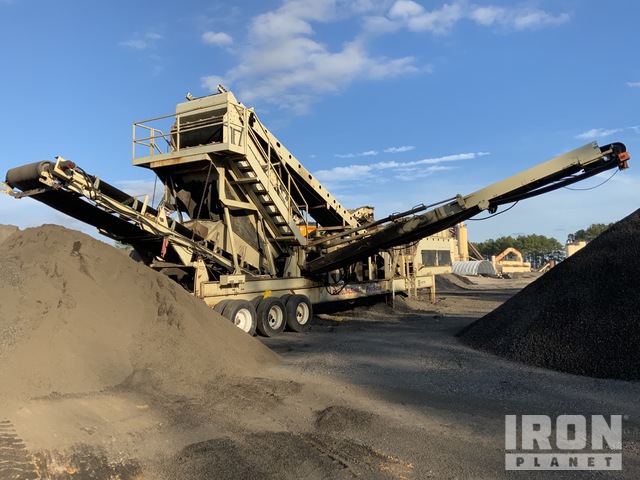 Astec Portable Incline Screen Plant in Jefferson, South Carolina ...