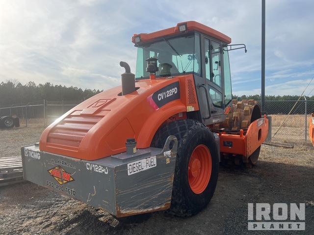 2018 XCMG CV122PD Smooth Drum Compactor in Butner, North Carolina ...