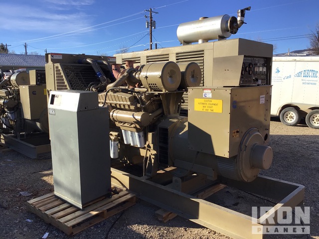 1990 Cummins VTA28-GSA 600 kW Skid-Mounted Generator Set in Cody ...
