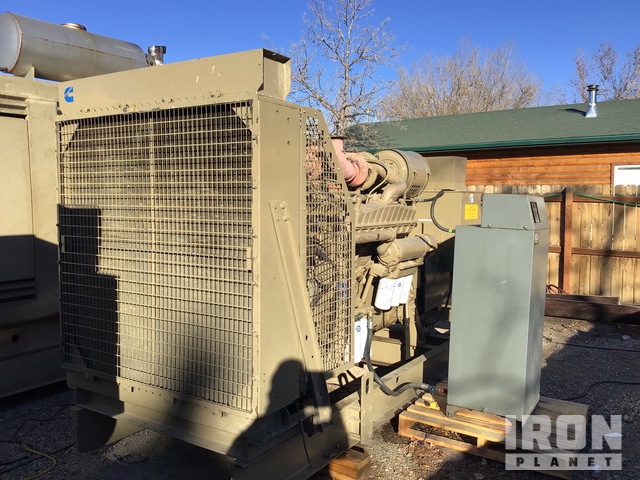 1990 Cummins VTA28-GSA 600 kW Skid-Mounted Generator Set in Cody ...