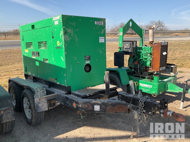 2013 Multiquip DCA-45SSIU4 36 kW Mobile Generator Set in Carrizo ...