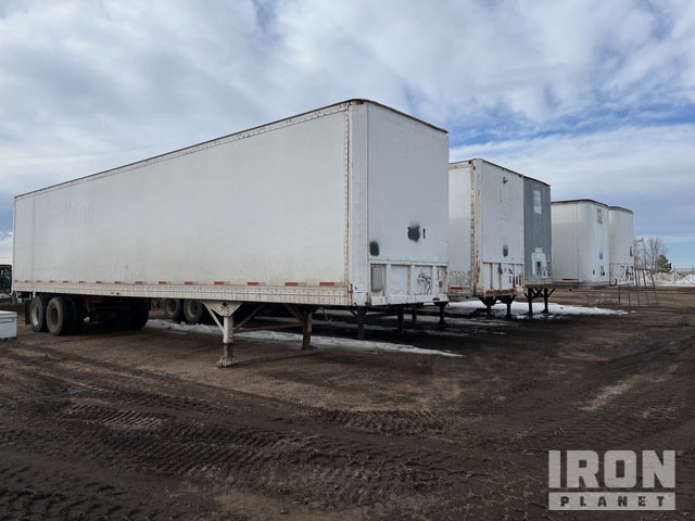 120 ft x 240 ft Steel Storage Building w/(5) Van Trailers in Longmont ...