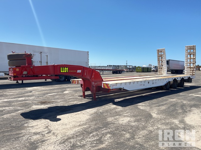 2007 SES Trailers 3 Rows of 4 Hydraulic Deck Widening Low Loader in ...