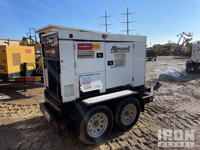 2018 Allmand MP65 63 kVA Mobile Stand-By Generator Set in Irving, Texas ...