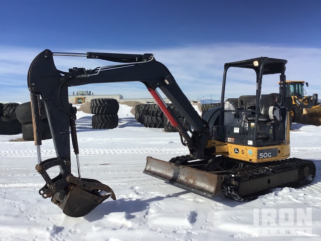 2015 John Deere 50G Mini Excavator in Longmont, Colorado, United States ...