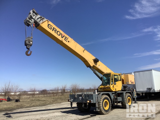 2008 Grove RT540E 40 ton 4x4x4 Rough Terrain Crane in Muncie, Indiana ...