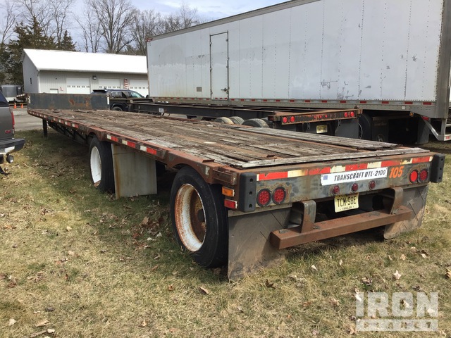 2002 Transcraft DTL-2100 80000 lb 48 ft T/A Single Drop Step Deck ...