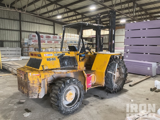 1999 Sellick SD-80 15090 lb 4x2 sellick sd 80 forklift Rough Terrain ...