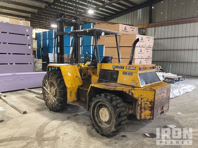 1999 Sellick SD-80 15090 lb 4x2 sellick sd 80 forklift Rough Terrain ...