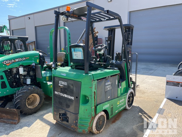 2017 Mitsubishi FG30N 3550 lb Electric Pneumatic Tire Forklift in ...