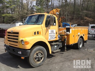 PM 14022 Articulated Boom on 1999 Sterling L7501 4x2 Boom Truck in ...