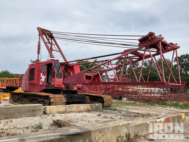 1976 Manitowoc 4000W 350000 lb Tracked Lattice-Boom Crawler Crane in ...