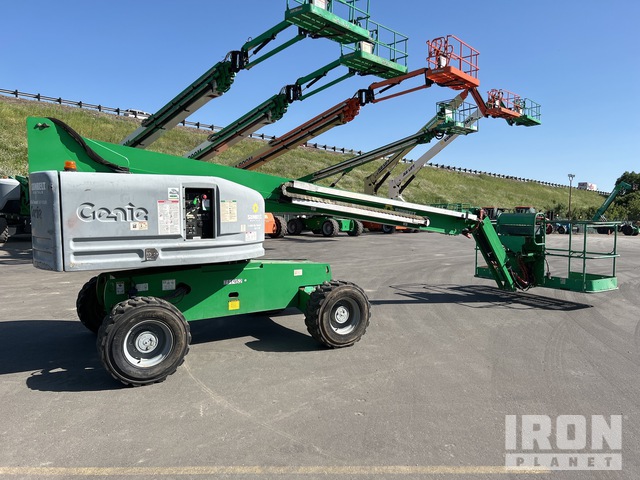 2015 Genie S45 S45 4x4 4WD Diesel Telescopic Boom Lift in WEST ...