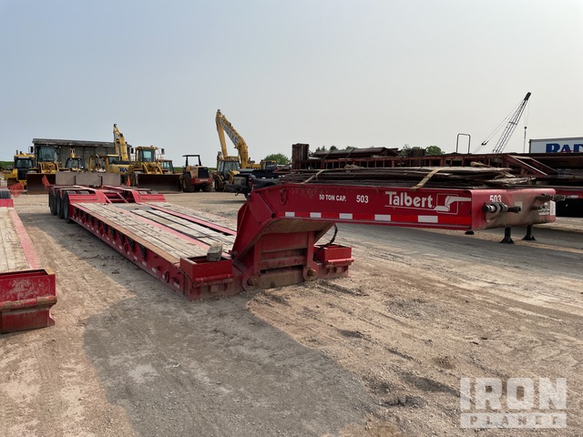1999 Talbert T3DW-511E-HRG-1-T1 50 ton Tri/A Removable Gooseneck Lowboy ...