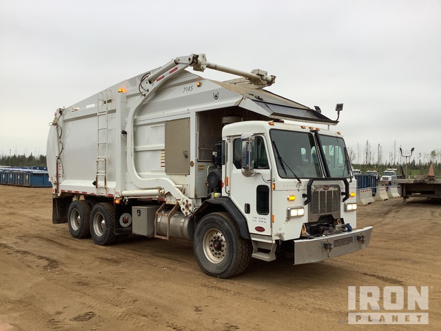 2017 Peterbilt 320 6x4 COE Front Loader Front Load Waste Collection ...