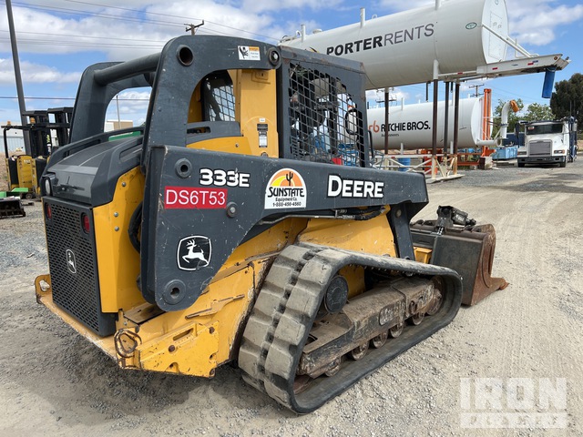 2015 John Deere 333E Compact Track Loader in Perris, California, United ...