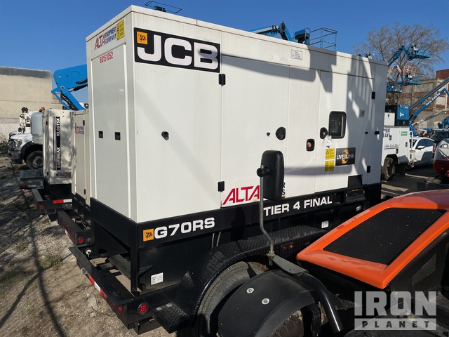 2020 JCB G70RS 70 kVA Mobile Generator Set in Detroit, Michigan, United ...