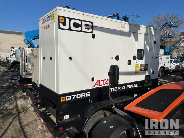 2020 JCB G70RS 70 kVA Mobile Generator Set in Detroit, Michigan, United ...