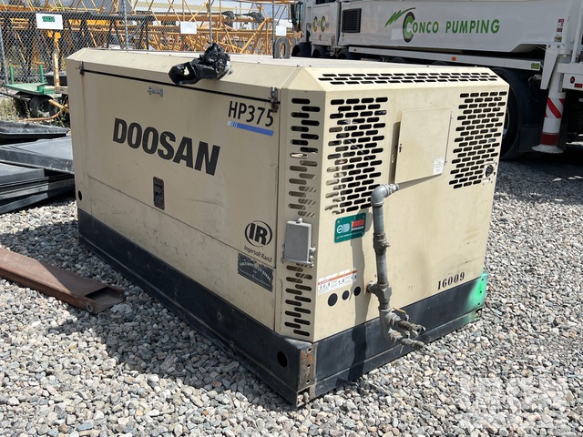 2012 Doosan HP375WCU-FX-T3 375 cfm Skid-Mounted Air Compressor in ...