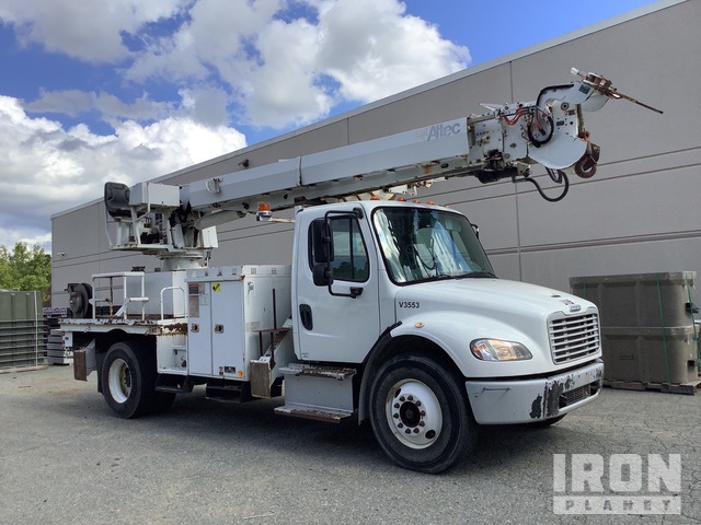Altec DC47TR on 2014 Freightliner M2106 4x2 Digger Derrick Truck in ...