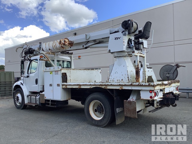 Altec DC47TR on 2014 Freightliner M2106 4x2 Digger Derrick Truck in ...