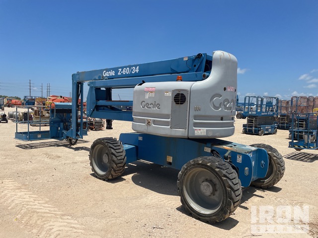 2014 Genie Z60-34 4WD Diesel Articulating Boom Lift in Portland, Texas ...