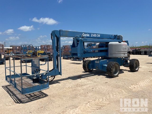 2014 Genie Z60-34 4WD Diesel Articulating Boom Lift in Portland, Texas ...