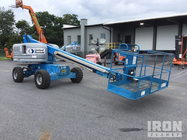 2007 Genie S40 4WD Diesel 40 ft Telescopic Boom Lift in Allentown ...
