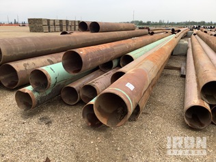 Quantity of (12) 16” Pipe 18 - 20 meters in length in Acheson, Alberta ...