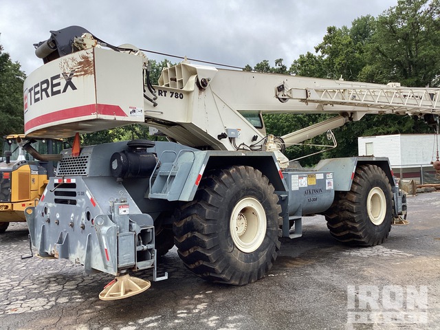 2006 Terex RT780 80 ton 4x4 RT780 Rough Terrain Crane in Canton ...