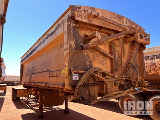 2012 Howard Porter 5 m Tri/A B-Double Lead Side Dump Trailer ...