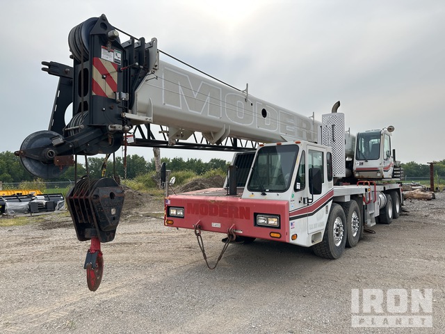 2008 Link-Belt 8675 75 ton 8x4 Hydraulic Truck Crane in Davenport, Iowa ...