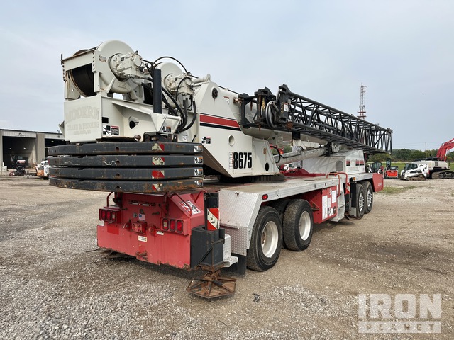 2008 Link-Belt 8675 75 ton 8x4 Hydraulic Truck Crane in Davenport, Iowa ...