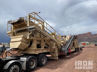 Excel 1500-20 Mobile Impact Crusher w/1979 Fruehauf BBF9-W1-28 S/A Van ...