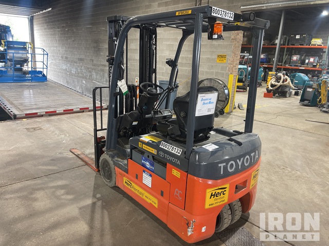 2022 Toyota 8FBE20U 3450 lb Electric Forklift in Chicago, Illinois ...