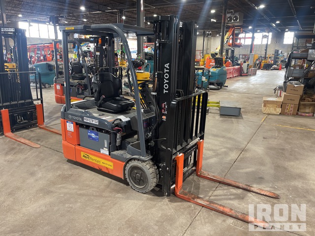 2022 Toyota 8FBE20U 3450 lb Electric Forklift in Chicago, Illinois ...