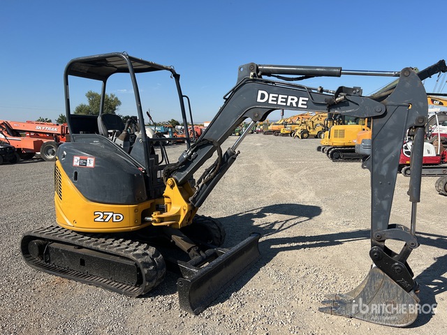 2013 John Deere 27D Mini Excavator in Dunnigan, California, United ...
