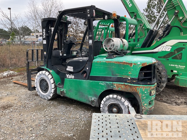 2016 Yale GTP100VX 9700 lb 4x4 Rough Terrain Forklift in Cayce, South ...