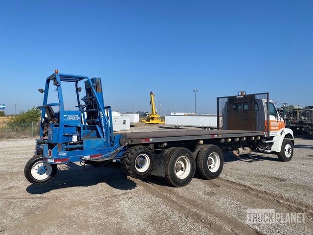 2004 (unverified) Sterling 6x4 Flatbed Truck w/ Teledyne D5000 Forklift ...