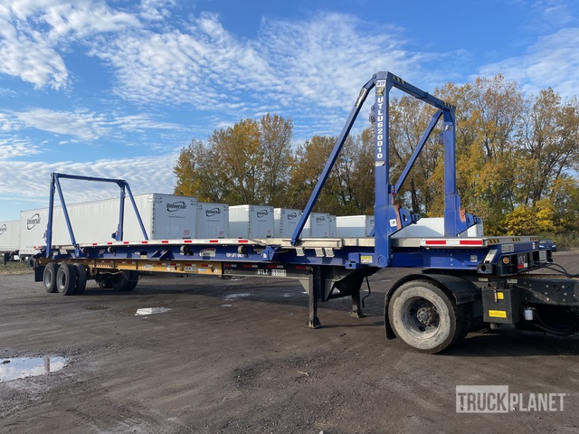 1998 Stoughton Trailer 53 ft 0 in T/A Fontaine Domestic Flat Rack ...