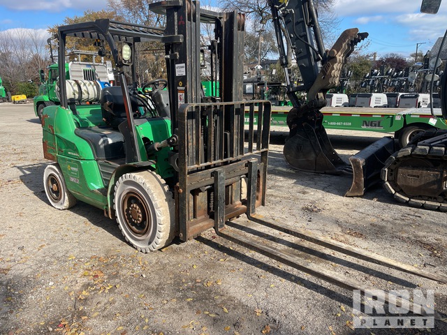 2014 (unverified) Mitsubishi FG40N1 7200 lb Pneumatic Tire Forklift in ...