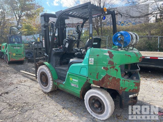 2014 (unverified) Mitsubishi FG40N1 7200 lb Pneumatic Tire Forklift in ...