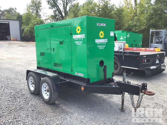 2012 (unverified) Multiquip DCA-70SSIU2 56 kW Mobile Generator Set in ...