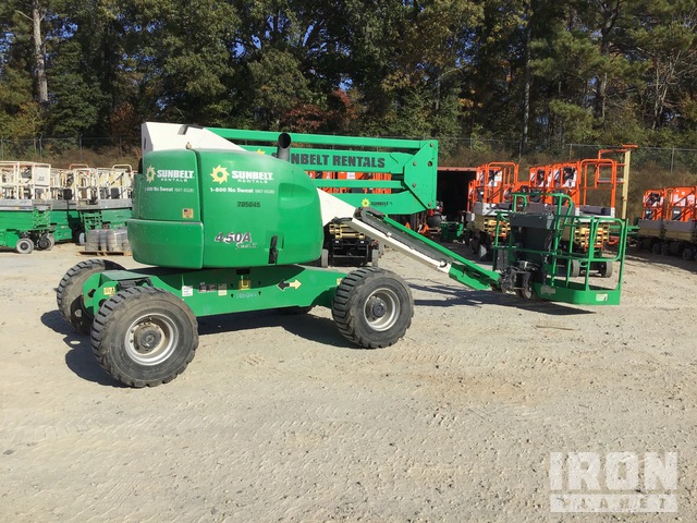 2015 JLG 450A 4WD Diesel Articulating Boom Lift in Hiram, Georgia ...